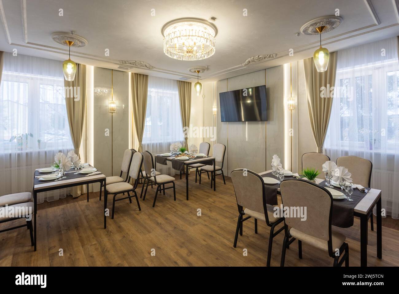 Banquet hall lounge interior design hi-res stock photography and images ...