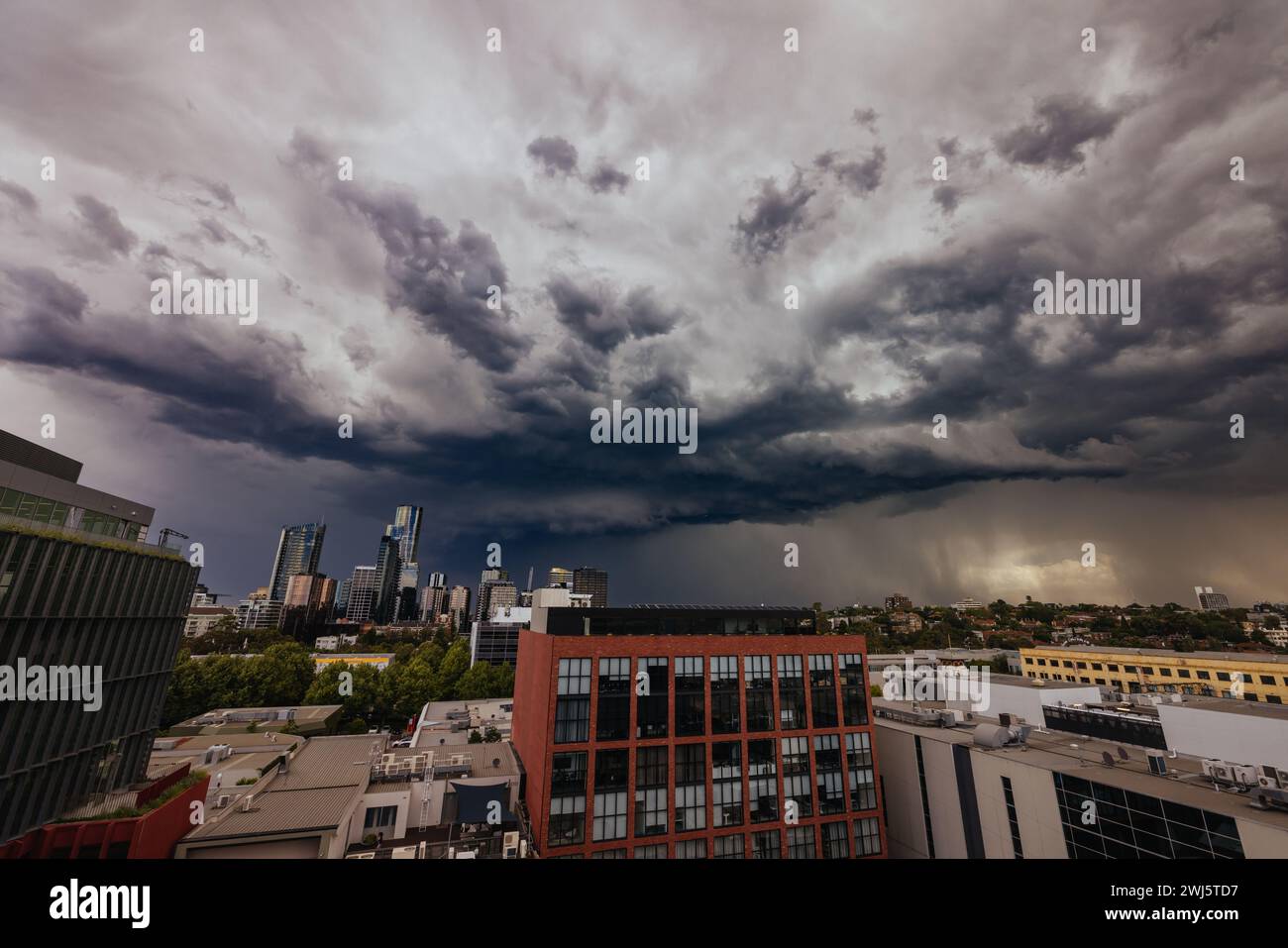 Melbourne Summer Storms in Australia Stock Photo - Alamy