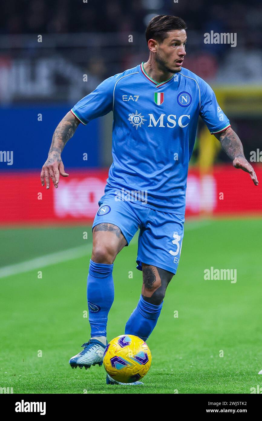 Milan, Italy. 11th Feb, 2024. Pasquale Mazzocchi of SSC Napoli seen in ...