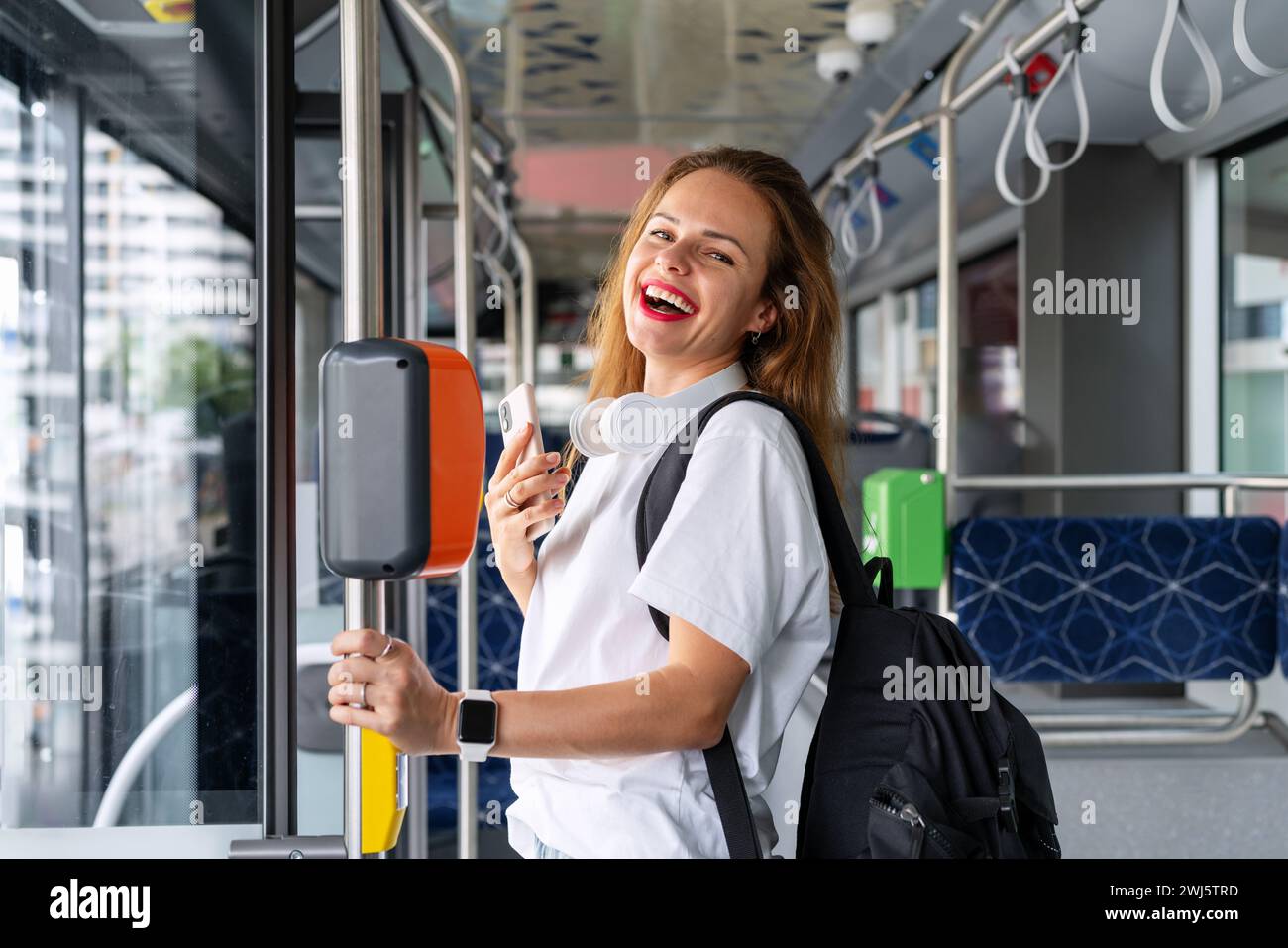 Emotions public transport hi-res stock photography and images - Alamy