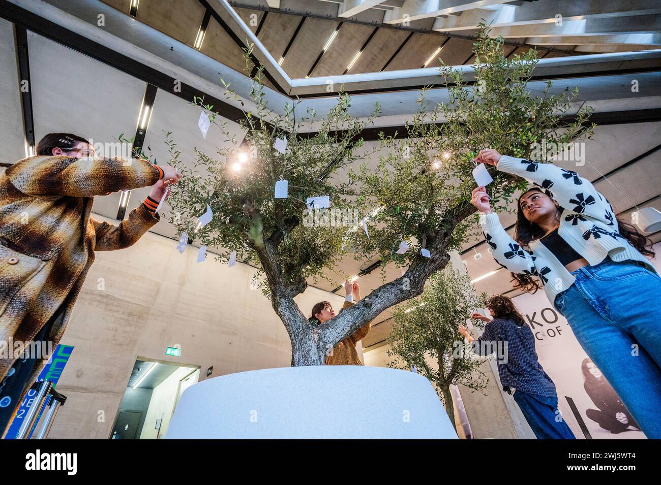 London, UK. 13th Feb, 2024. Wish Trees for London, first done 1996 - A ...