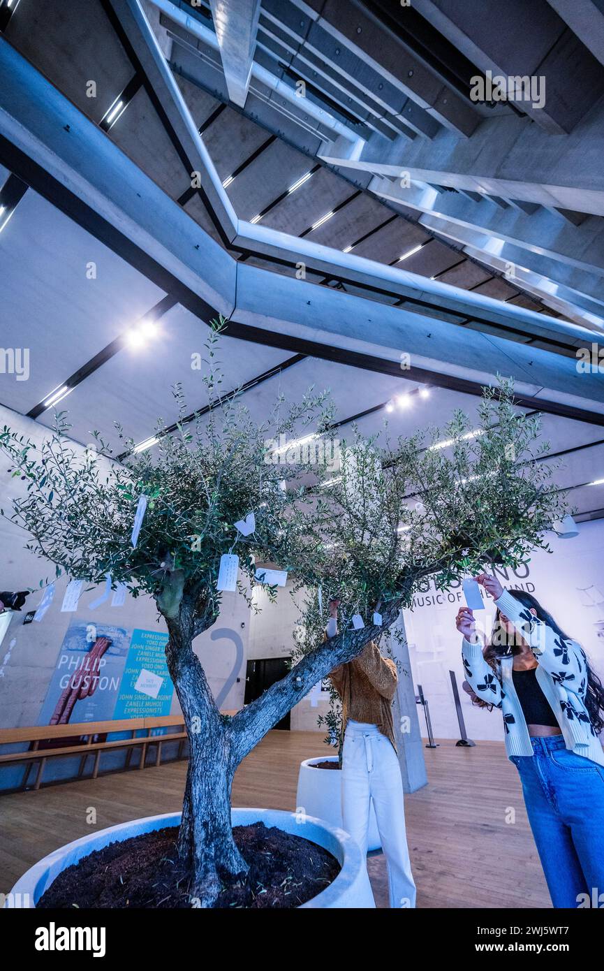 London, UK. 13th Feb, 2024. Wish Trees for London, first done 1996 - A ...