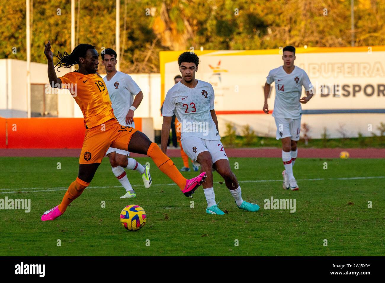 Albufeira, Portugal. 10th Feb, 2024. Jesaja Mustapha of The Netherlands ...