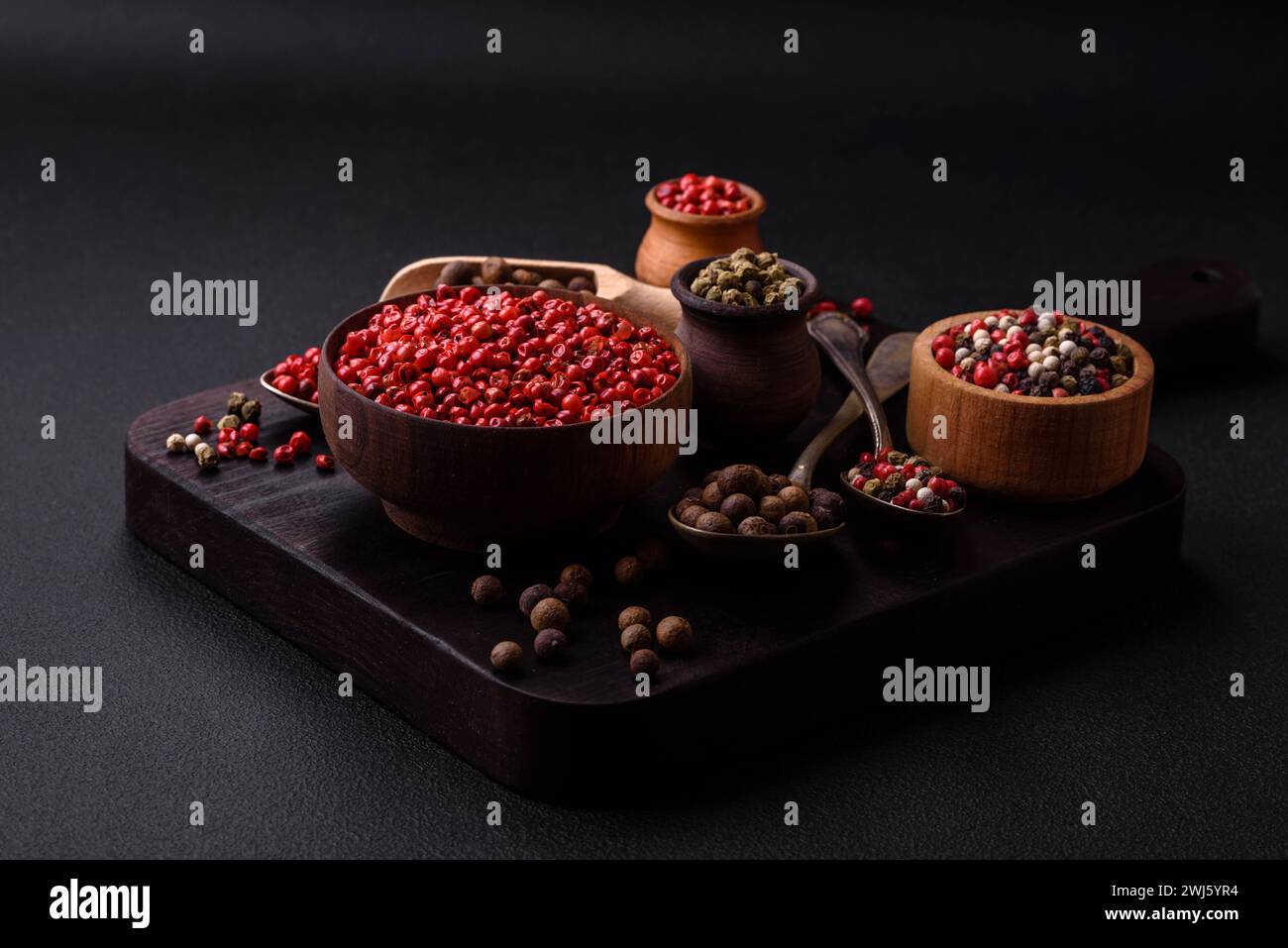 Composition, concept, consisting of several types of different colors ...