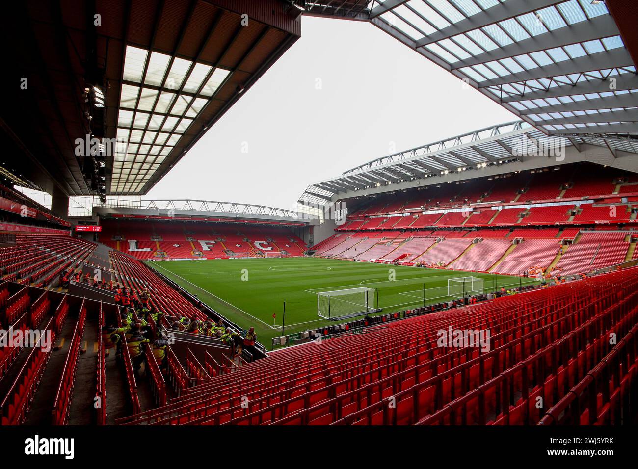 General view from the new Anfield Road stand inside Anfield stadium ... General view from the new Anfield Road stand inside Anfield stadium ...