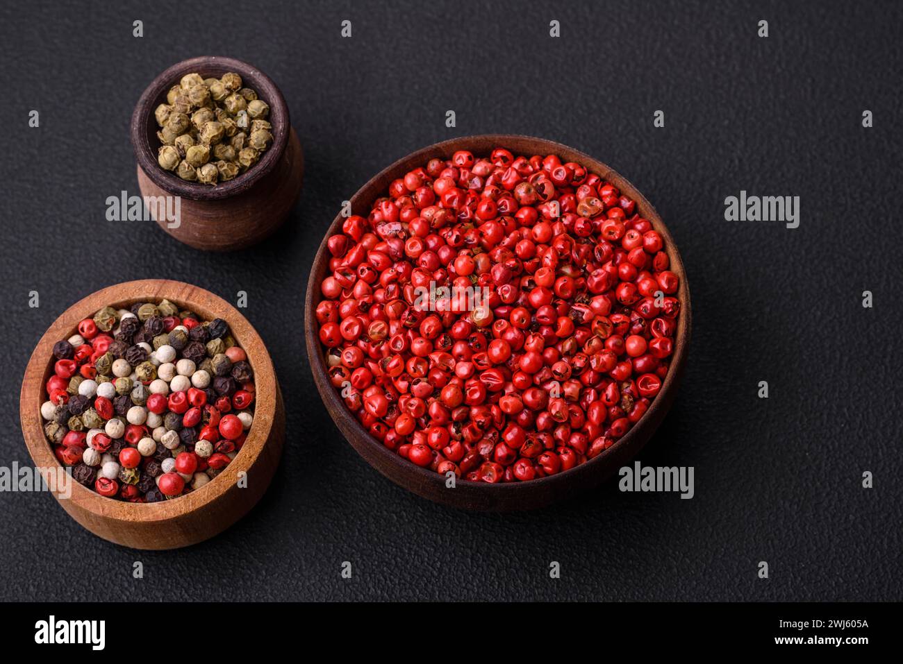 Composition, concept, consisting of several types of different colors ...