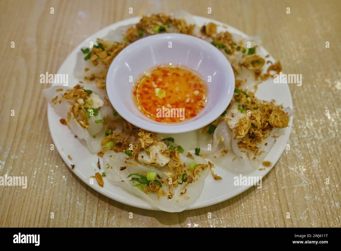 White rose dumplings (banh bao banh vac / bánh bao bánh vạc), a Hoi An ...