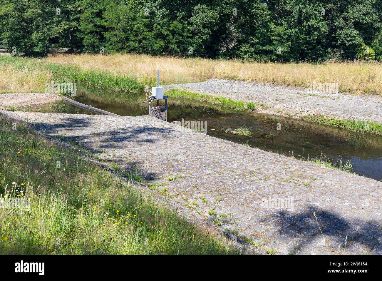 Wasserwirtschaftliche Anlage der Kleinen Spree bei Dreiweibern, Lohsa ...