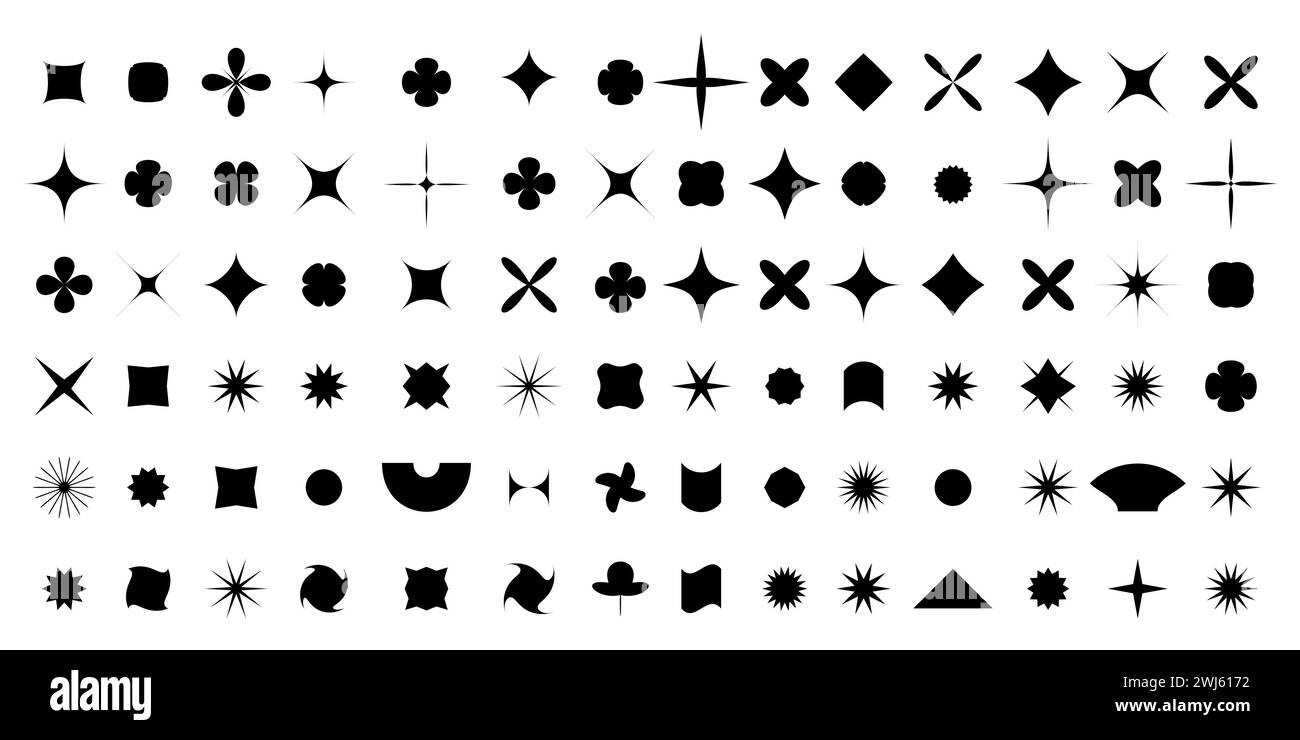 Abstract geometric vector shapes for infographics, web design and ...