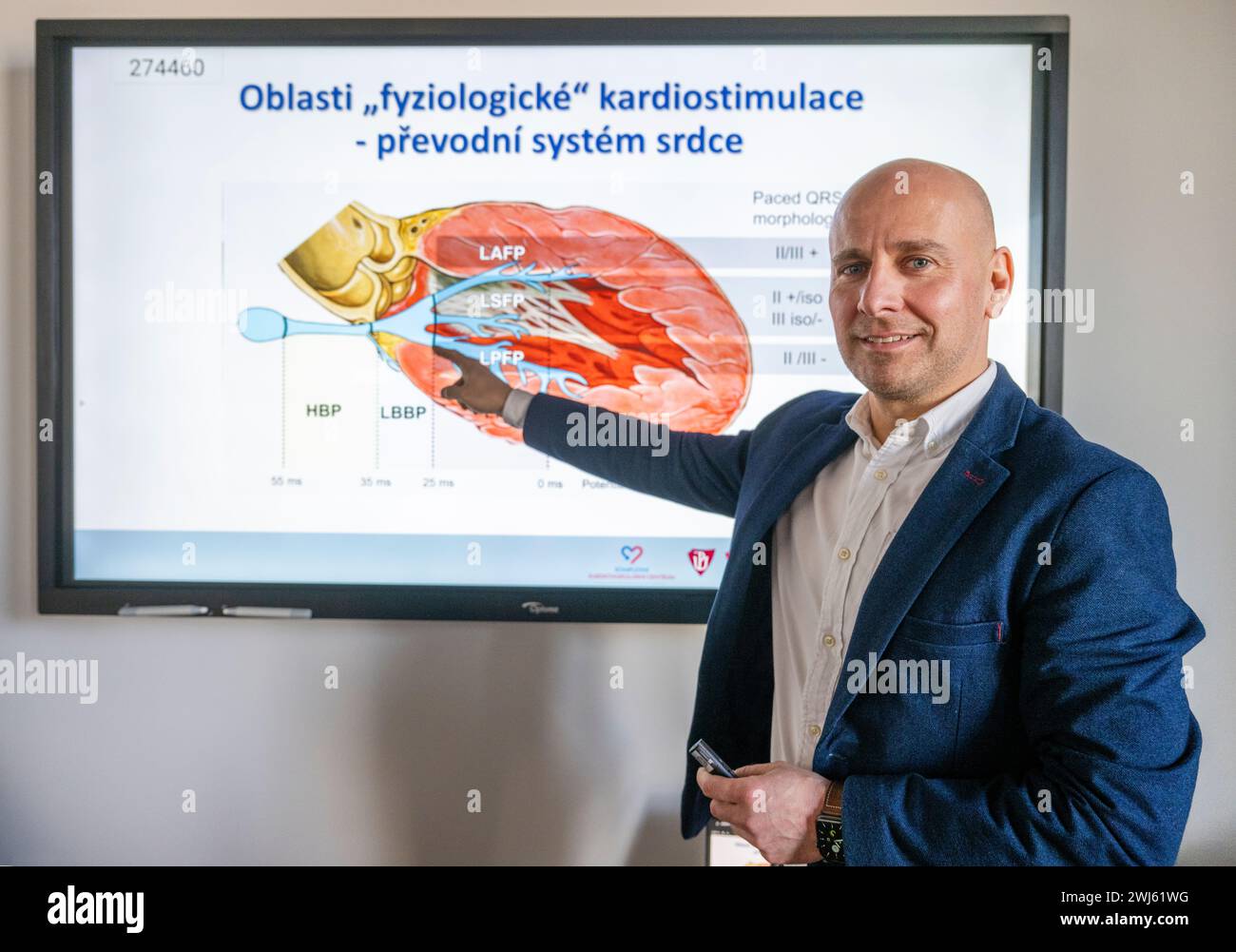 Prague, Czech Republic. 13th Feb, 2024. Cardiologist Marian Fedorco ...