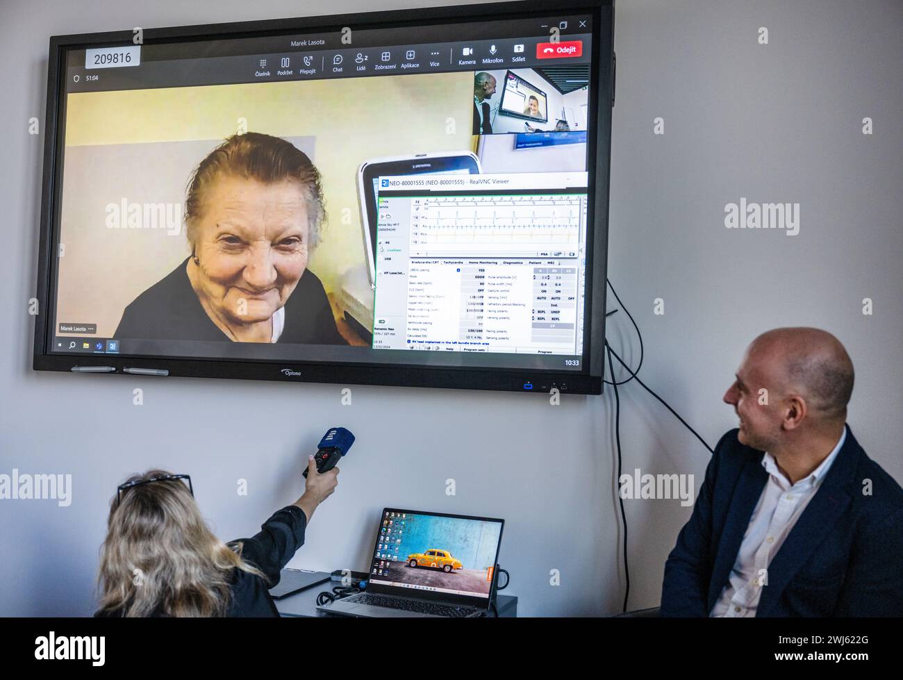 Prague, Czech Republic. 13th Feb, 2024. Cardiologist Marian Fedorco ...