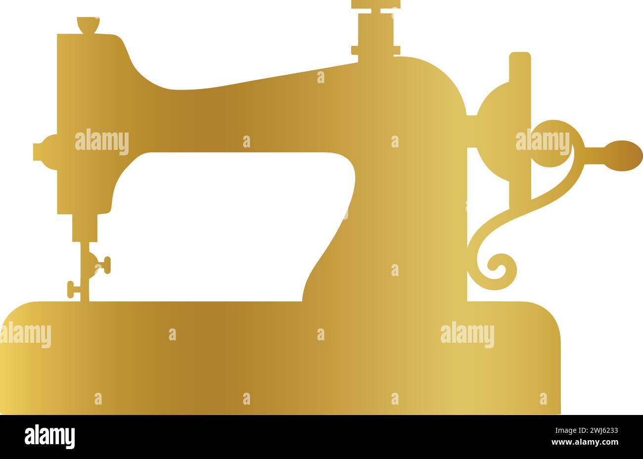 Dressmaking machine Stock Vector Images - Alamy