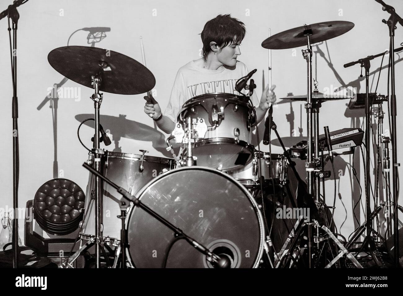 Adwaith performing at Transform 2024 in Aberystwyth Arts Centre on 3rd ...