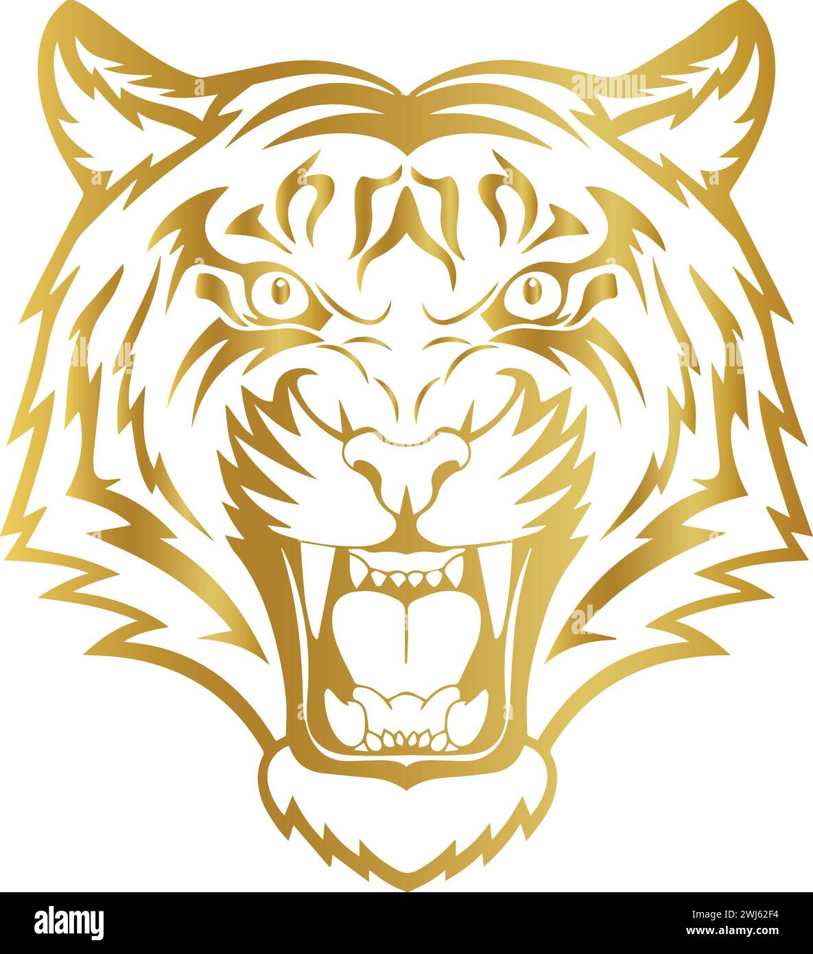 Chinese tiger vector hi-res stock photography and images - Alamy