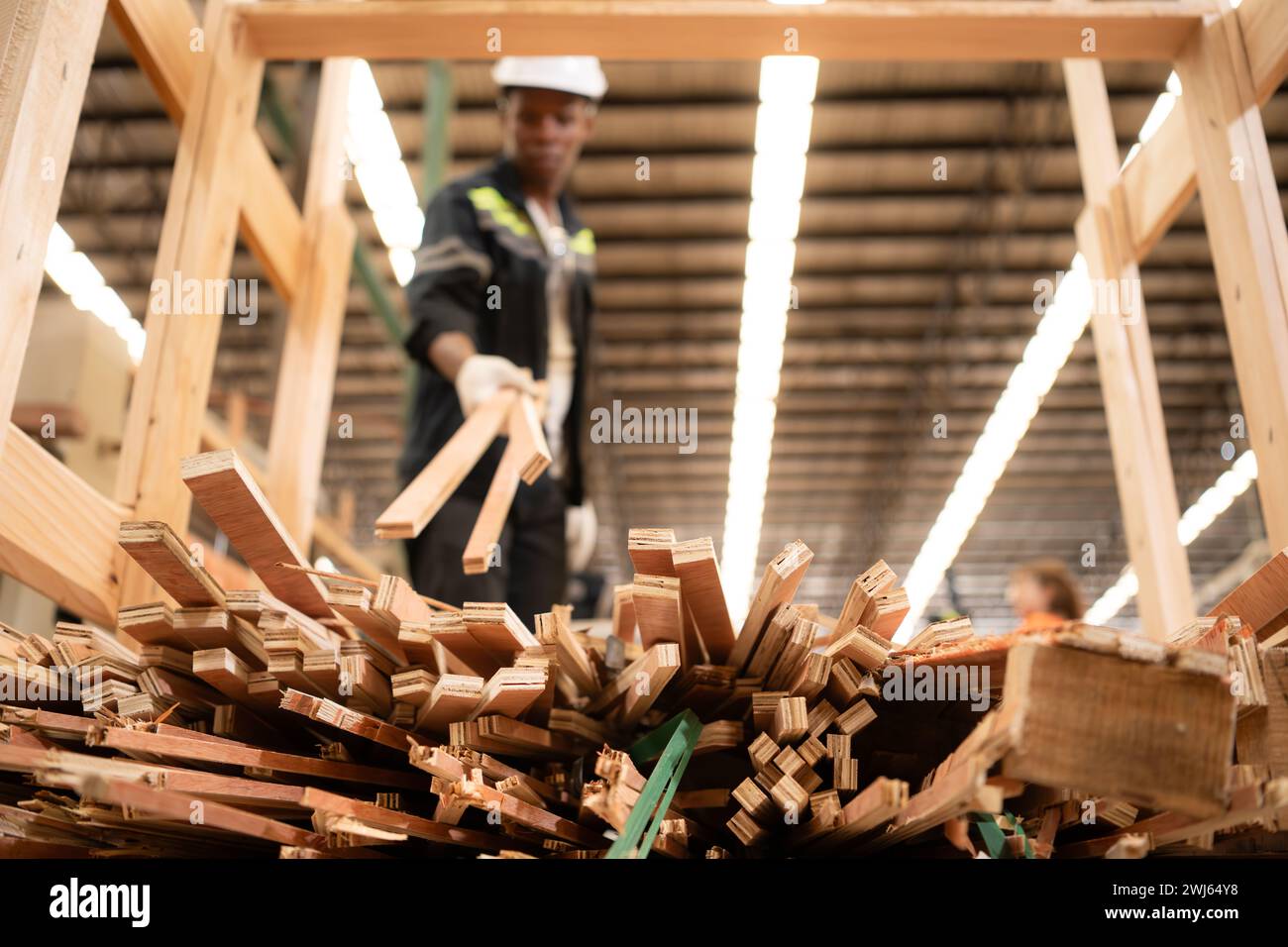 African carpenter cutting wooden hi-res stock photography and images ...
