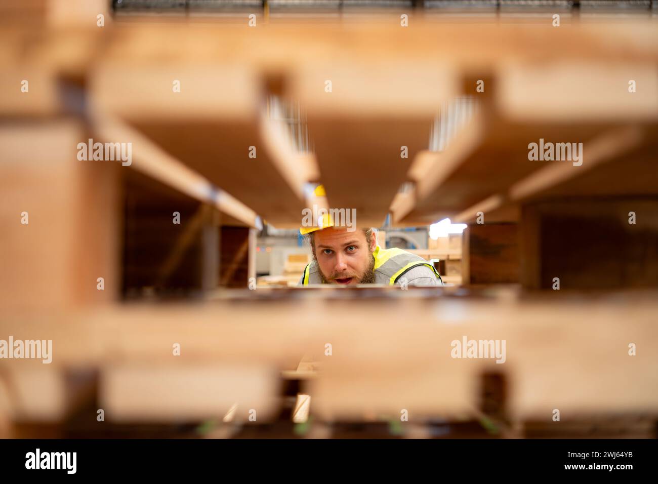 Male carpenter wearing safety glasses hi-res stock photography and ...