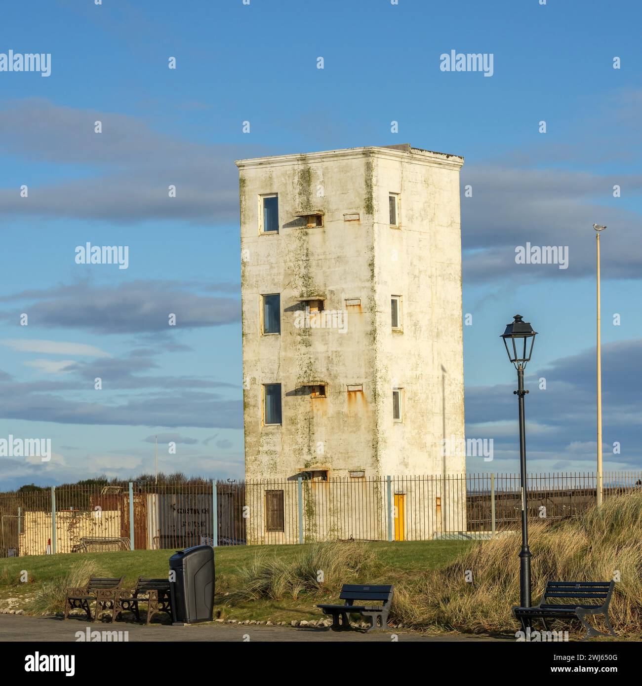 Sea sculpture at Irvine harbour, Scotland Stock Photo - Alamy