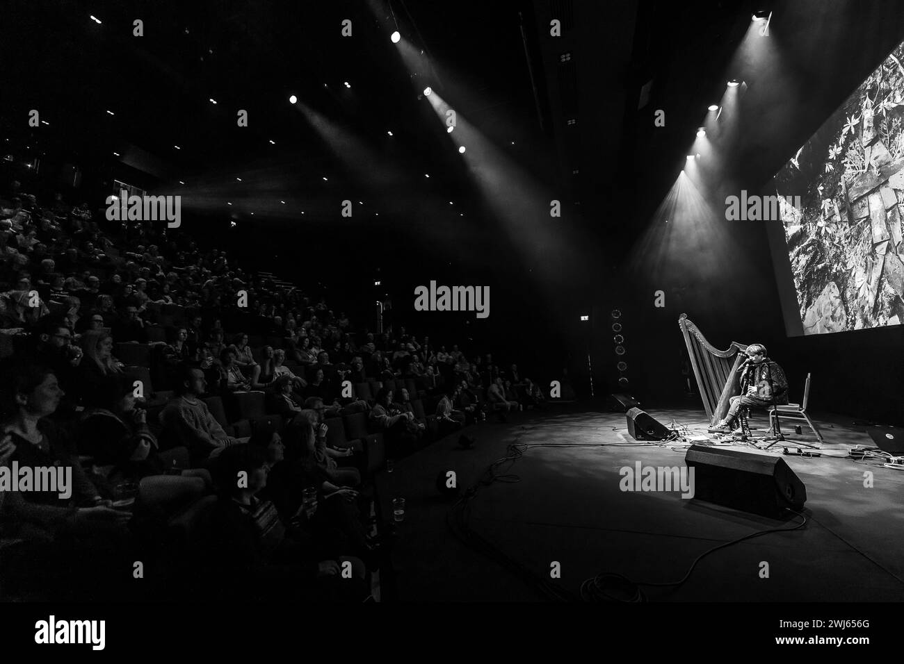 Cerys Hafana performing at Transform 2024 in Aberystwyth Arts Centre on ...