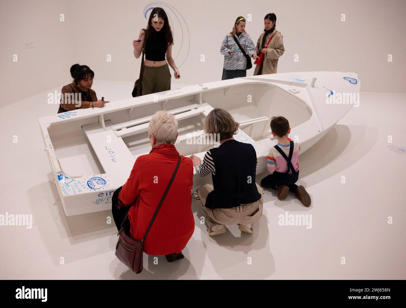 Tate Modern, London, UK. 13th Feb, 2024. A major survey show YOKO ONO ...
