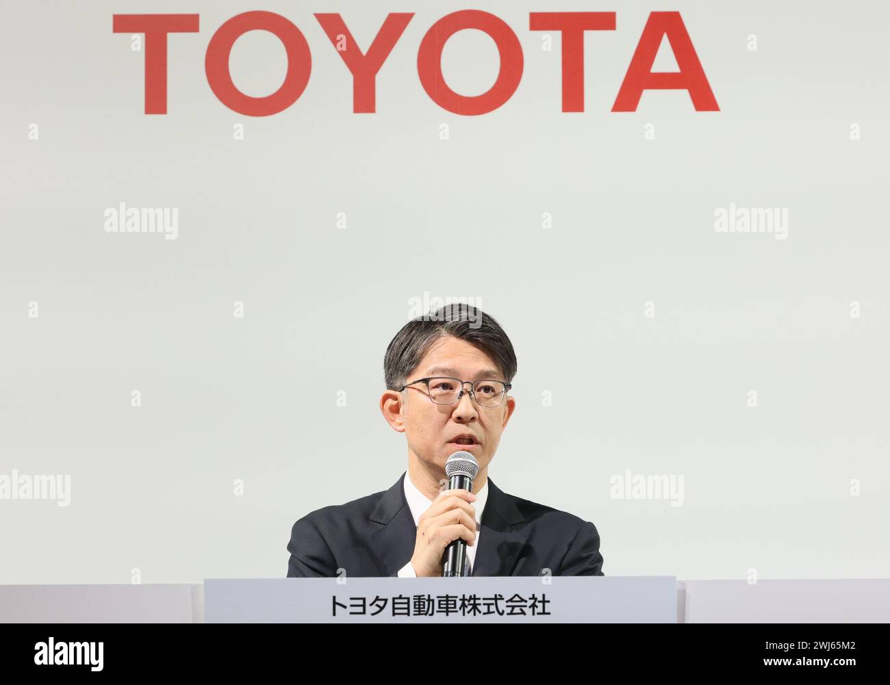 Tokyo, Japan. 13th Feb, 2024. Toyota Motor president Koji Sato ...