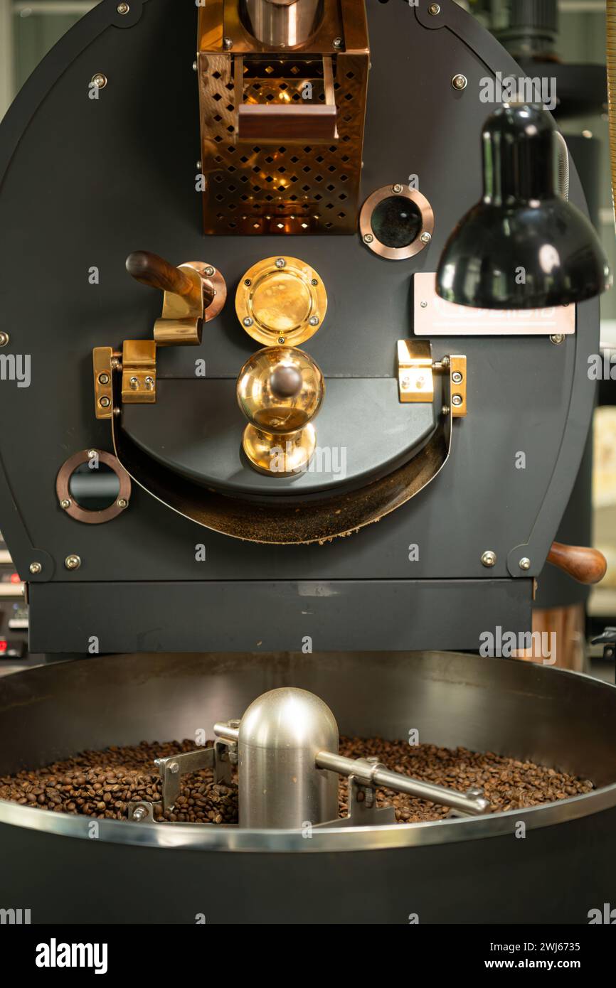 Close up of coffee production hi-res stock photography and images - Alamy