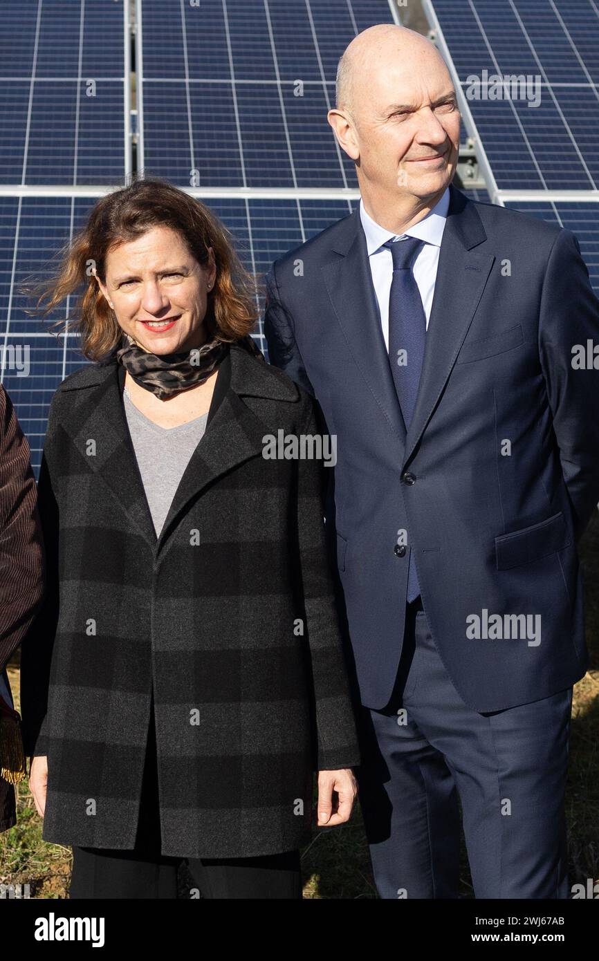 Marcoussis, France. 12th Feb, 2024. French energy group Engie Chief ...