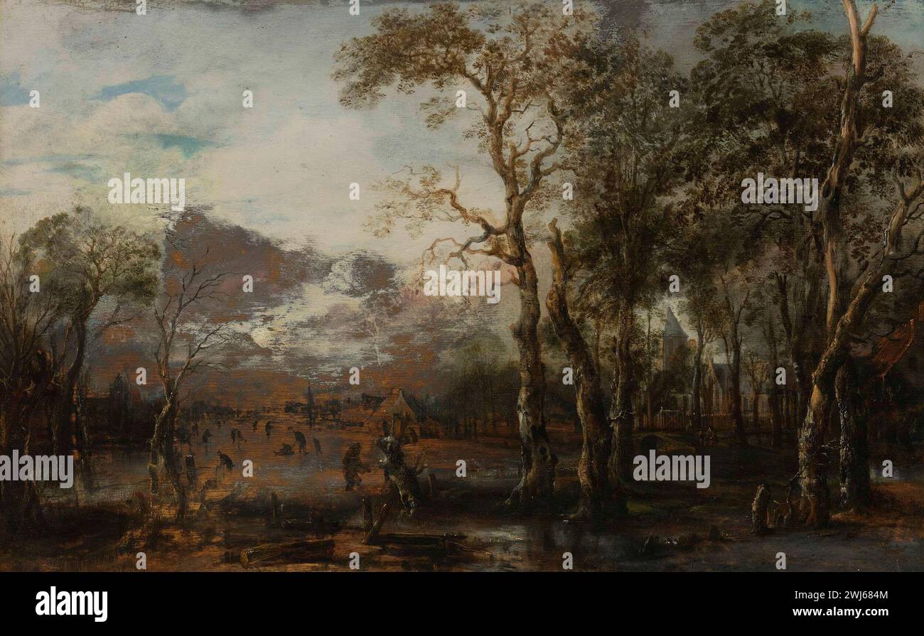 Dutch winter landscape paintings hi-res stock photography and images ...