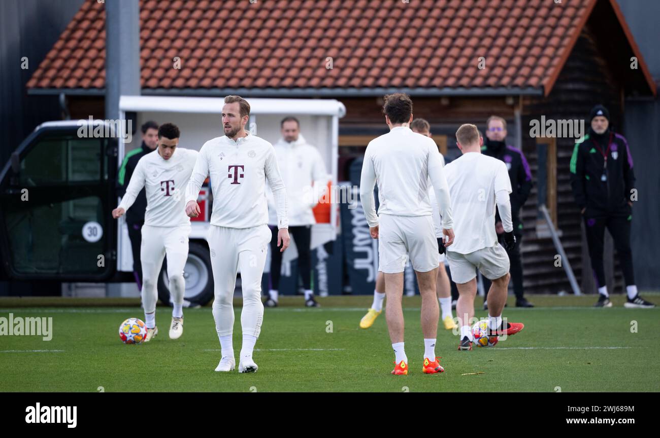 Munich, Germany. 13th Feb, 2024. Soccer: Champions League, Bayern ...