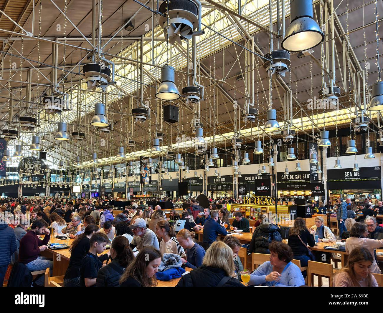 Time Out Market, Lisbon, Portugal Stock Photo - Alamy
