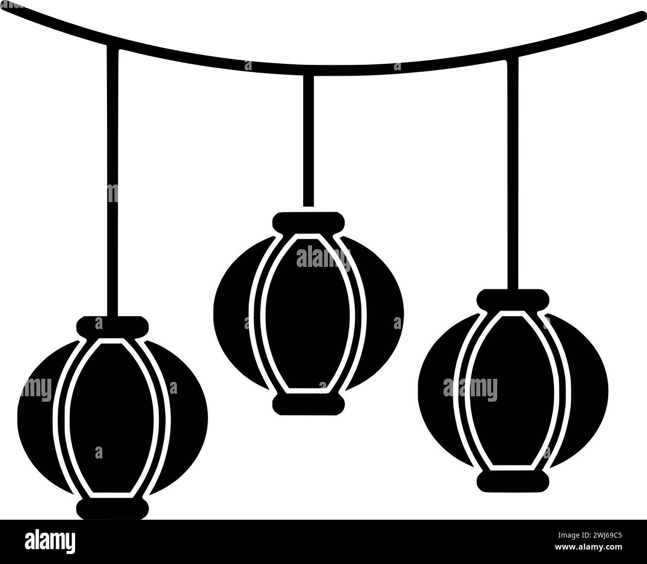 China lantern lamps Cut Out Stock Images & Pictures - Alamy