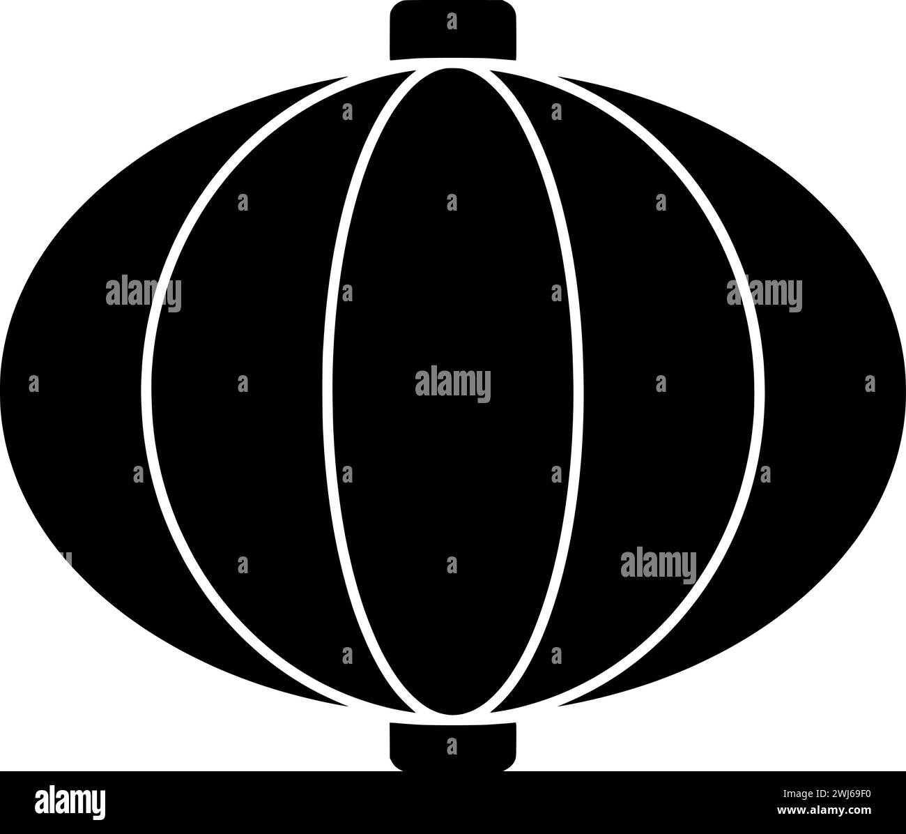 black lampion silhouette or flat lantern illustration of lamp logo ...