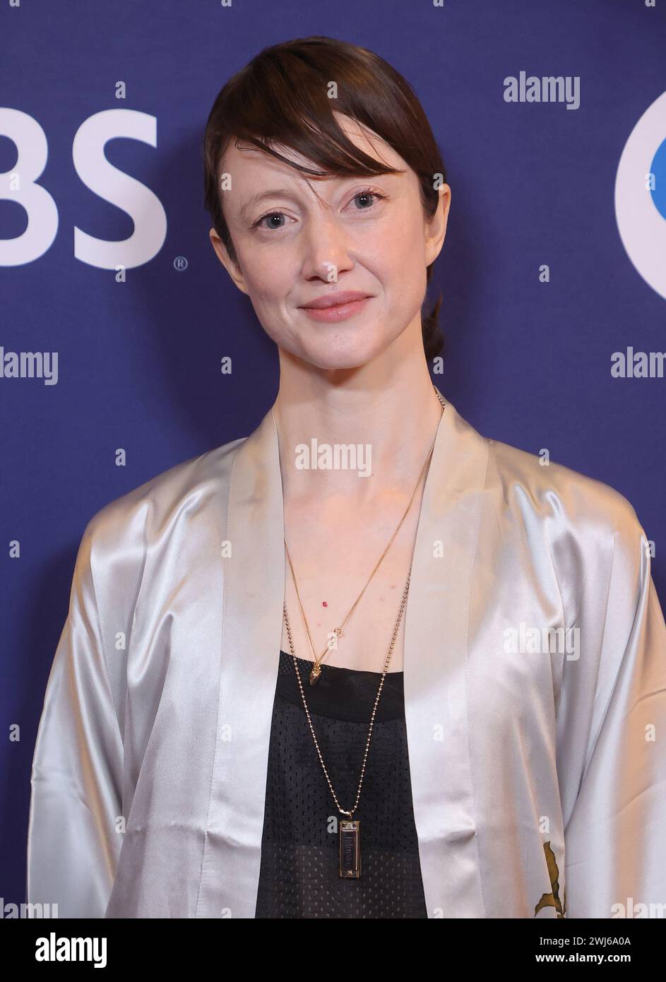 Pasadena, Ca. 12th Feb, 2024. Andrea Riseborough, of MASTERPIECE "Alice ...