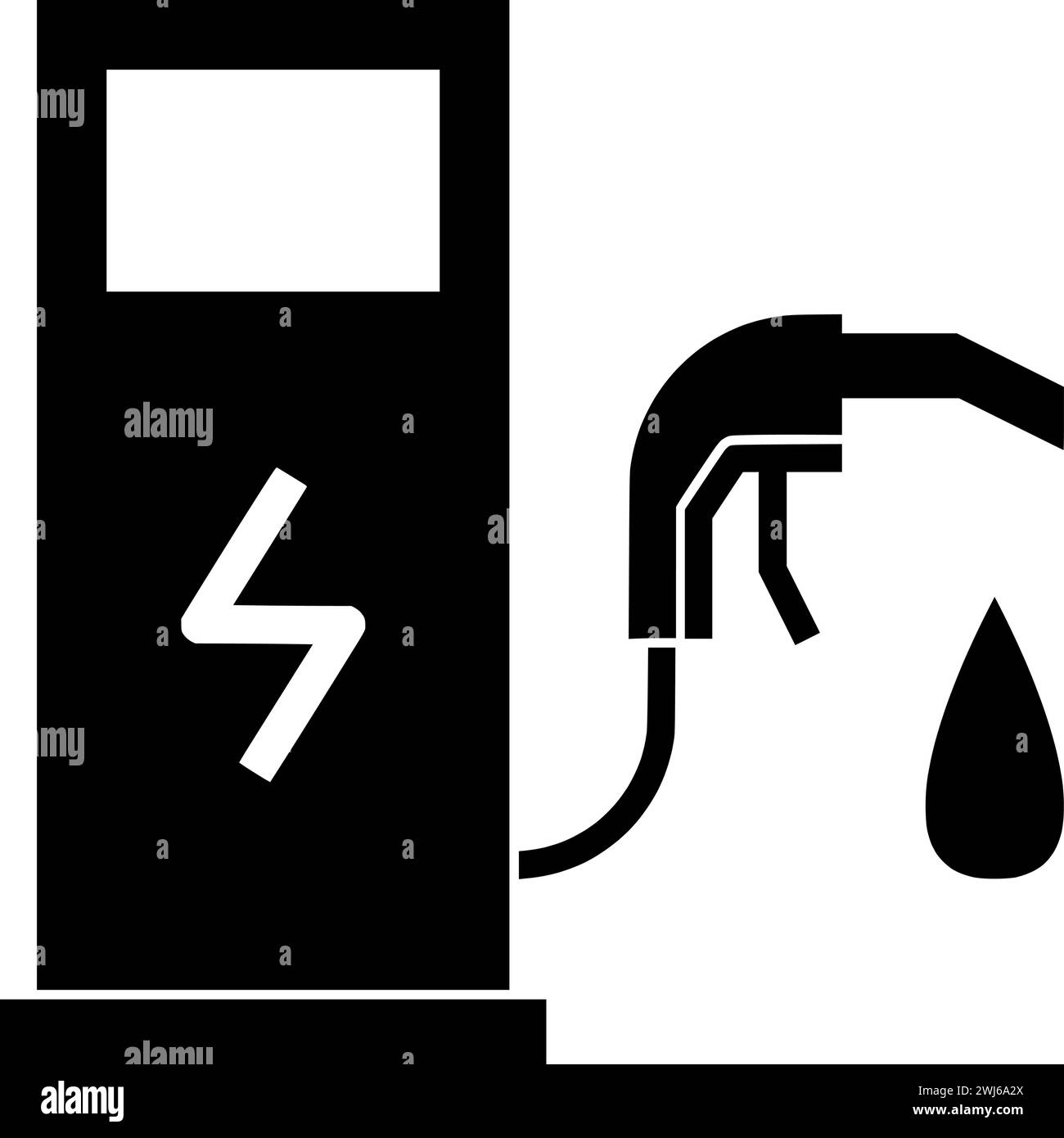 Petrol station logo Black and White Stock Photos & Images - Alamy