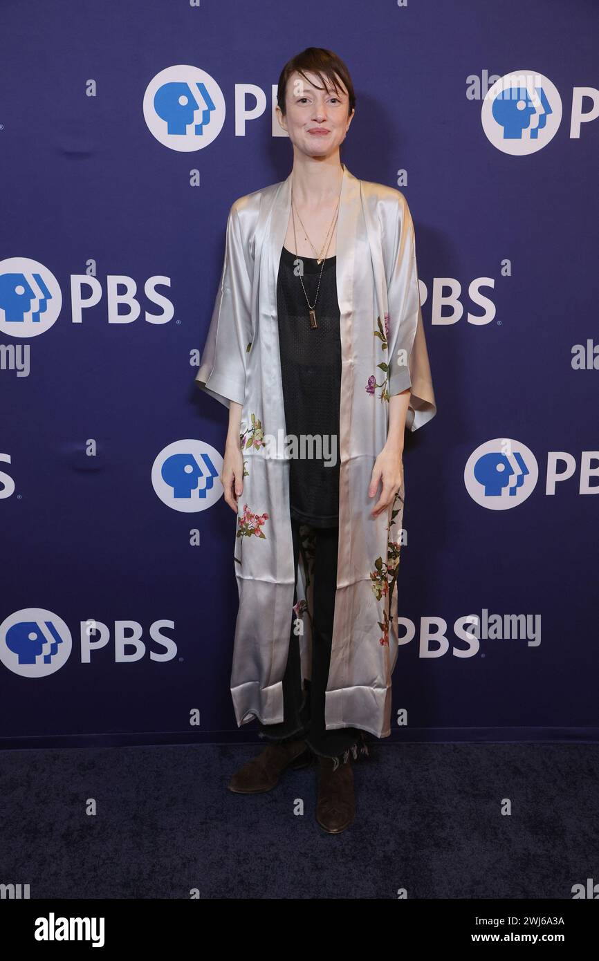 Pasadena, Ca. 12th Feb, 2024. Andrea Riseborough, of MASTERPIECE "Alice ...