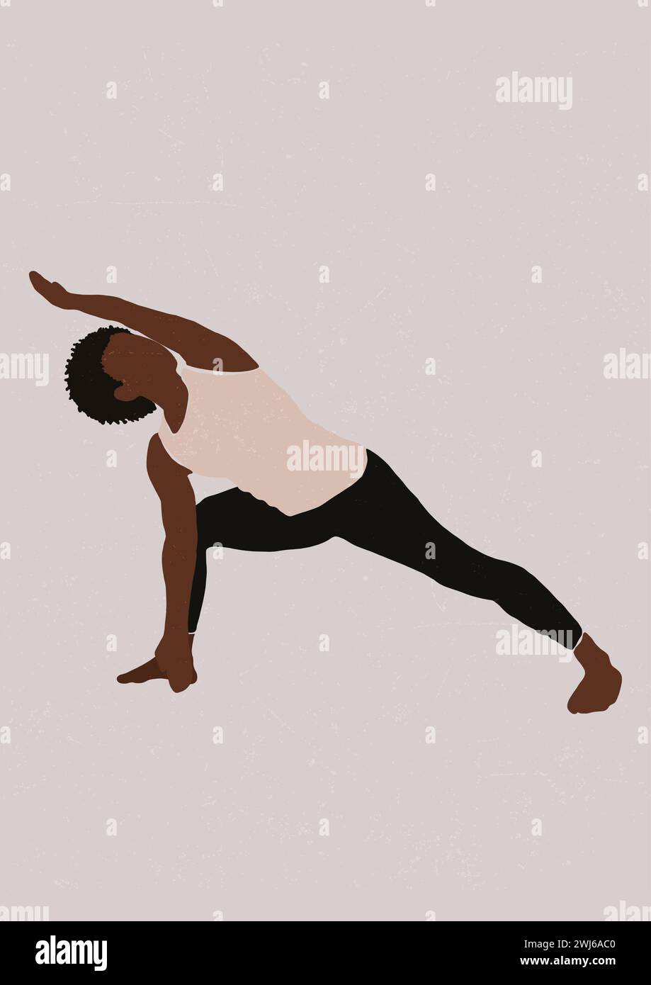 Extended Side Angle A Utthita Parvakonasana yoga pose pilates asana ...