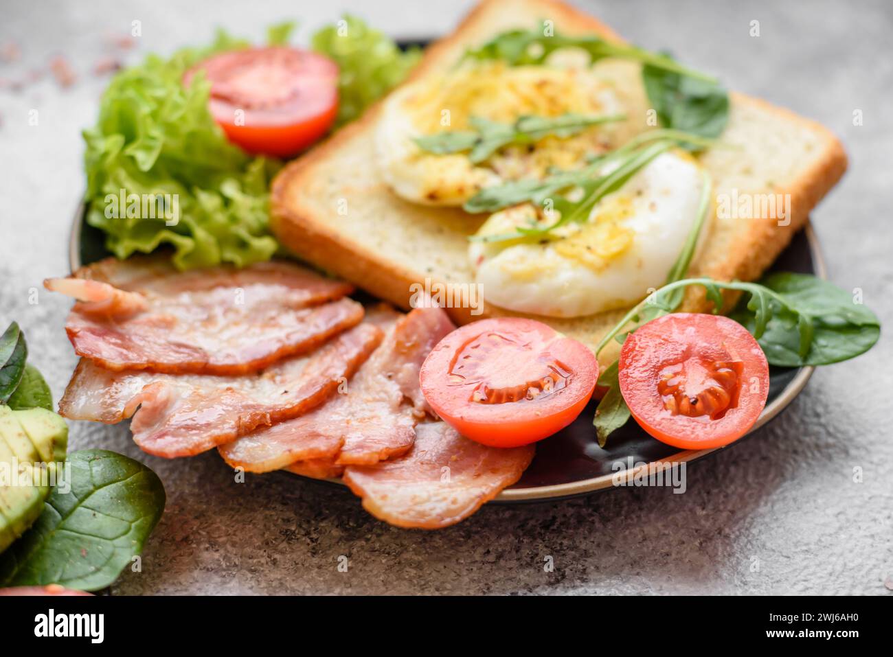 Healthy sandwich bacon hi-res stock photography and images - Alamy