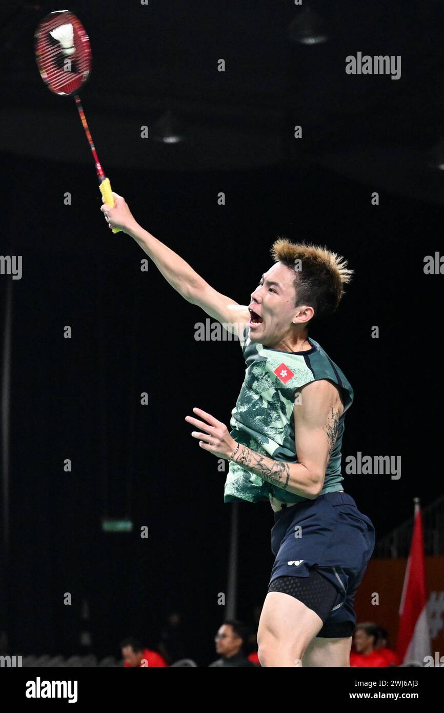 Shah Alam, Malaysia. 13th Feb, 2024. Lee Cheuk Yiu of China's Hong Kong ...