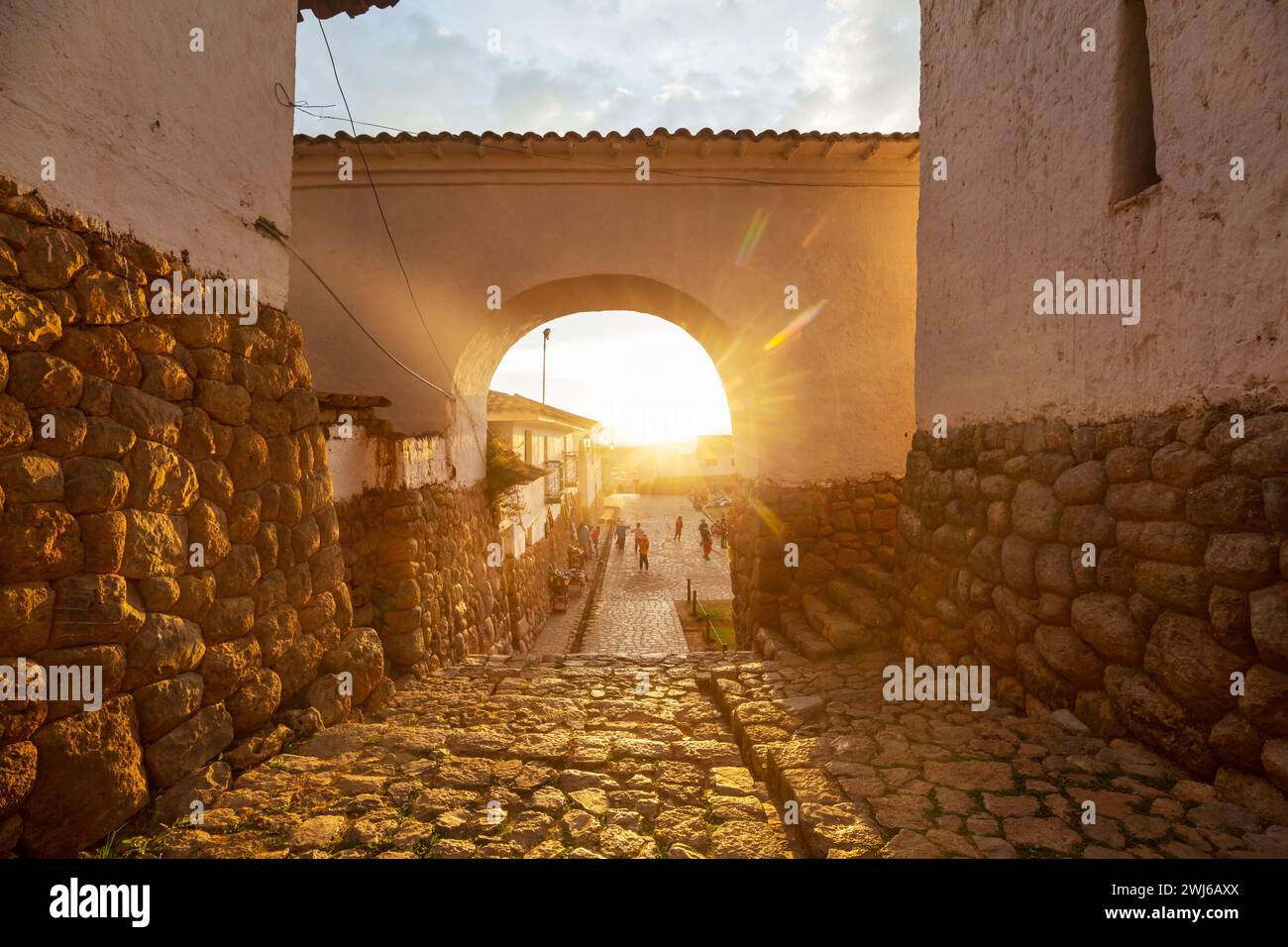 Colonial architecture in Peru Stock Photo - Alamy