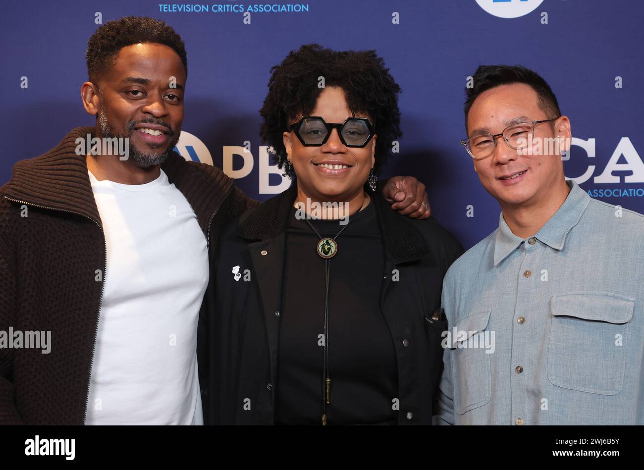 Pasadena, Ca. 12th Feb, 2024. Dule Hill, Amythyst Kiah, Danny Lee of ...