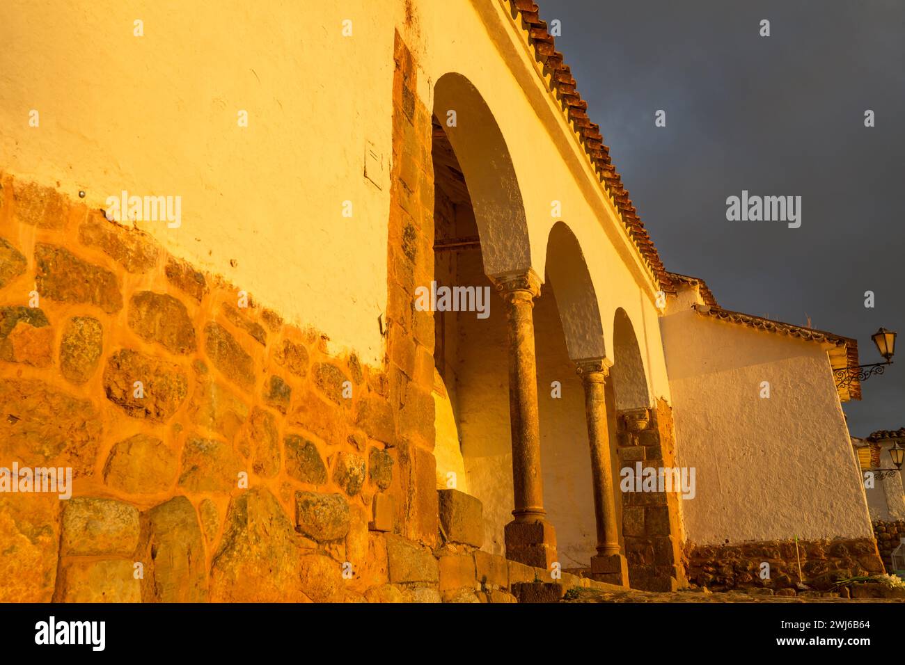 Colonial architecture in Peru Stock Photo - Alamy