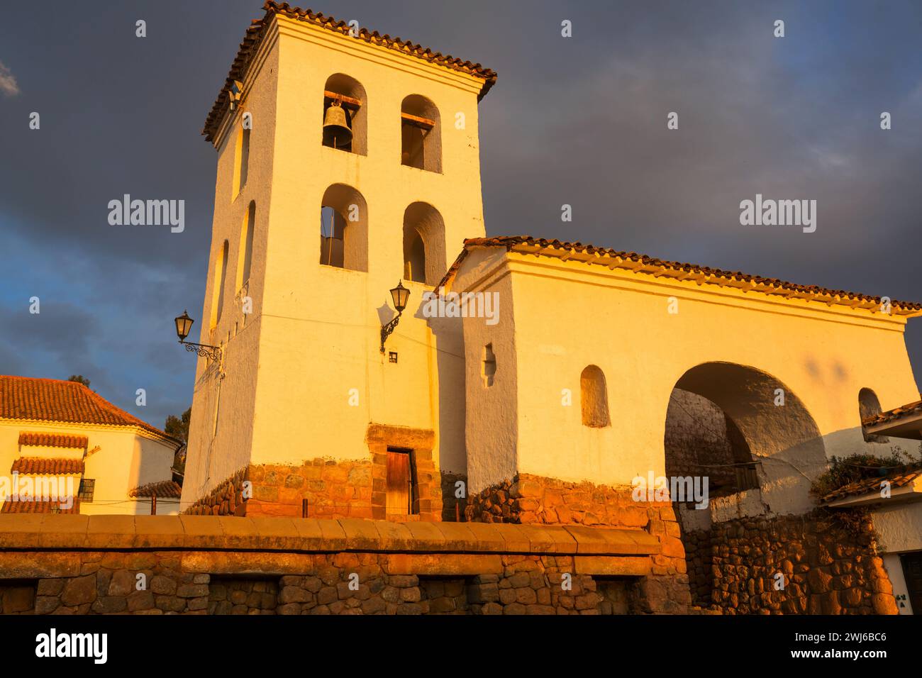 Colonial architecture in Peru Stock Photo - Alamy