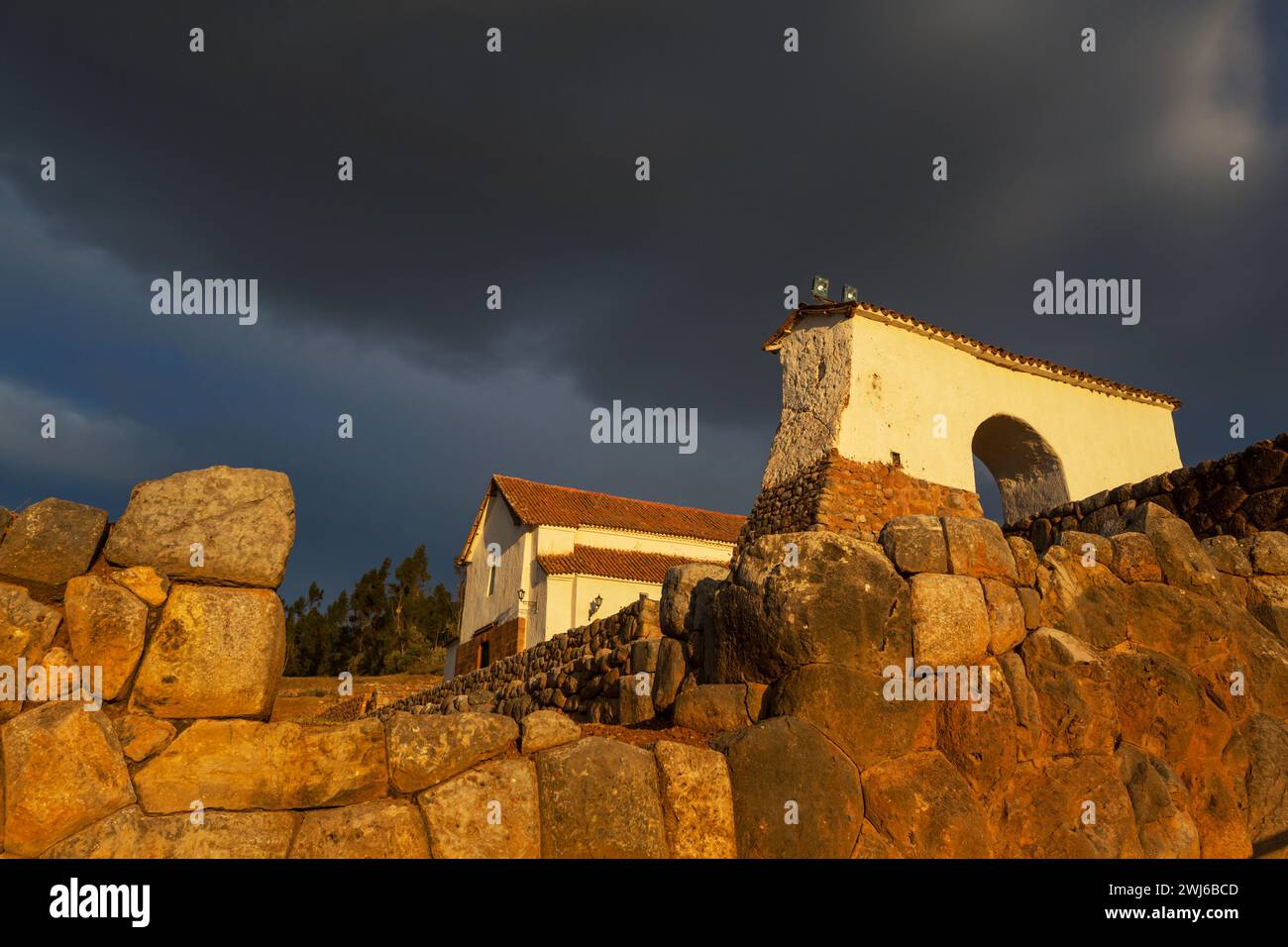 Colonial architecture in Peru Stock Photo - Alamy