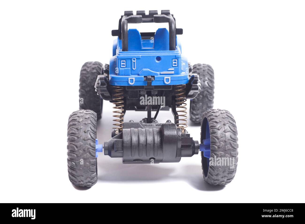 radio-controlled offroad 4x4 toy car isolated on white background Stock ...