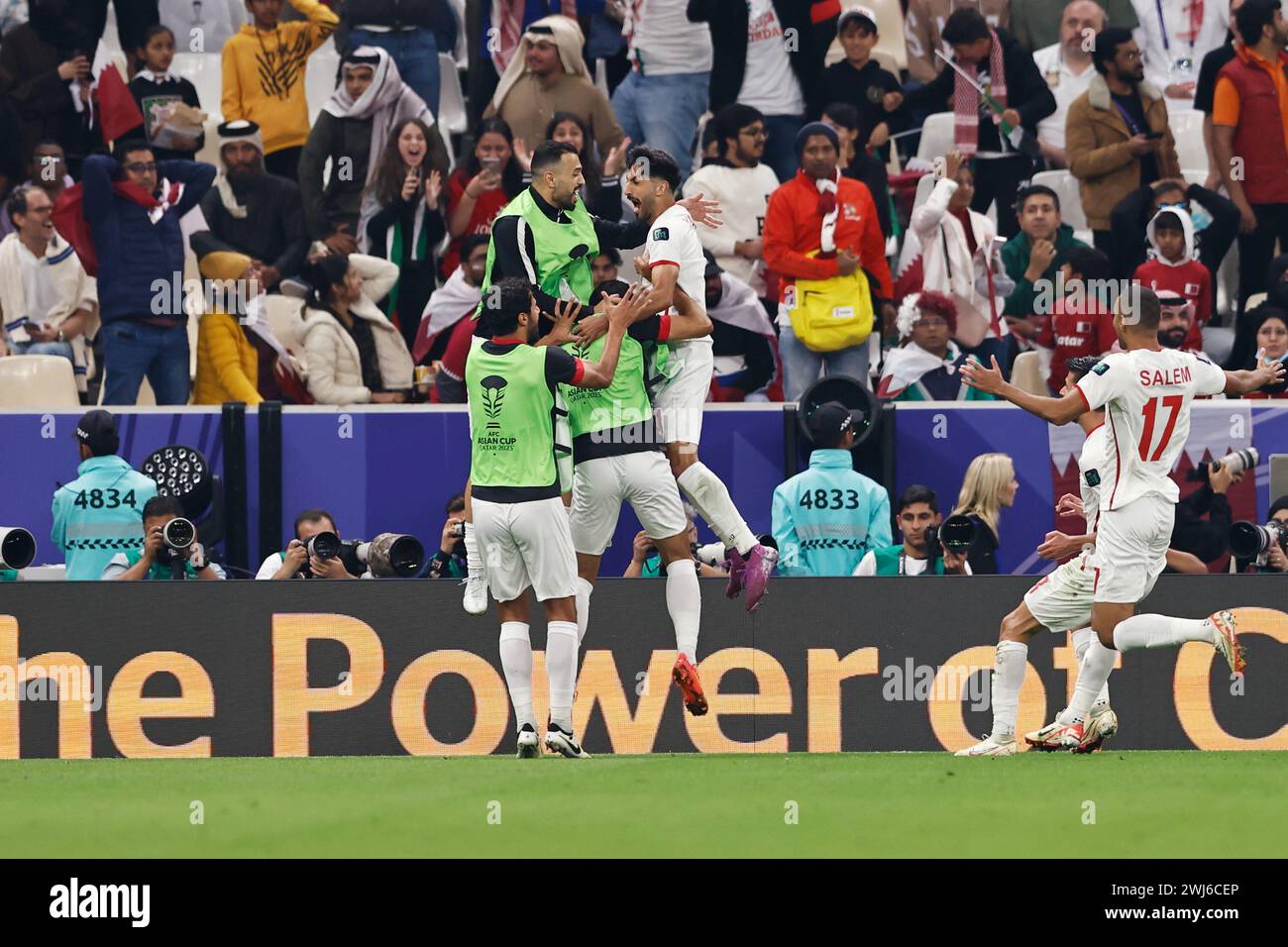 Doha, Qatar. 10th Feb, 2024. Yazan Al-Naimat (JOR) Football/Soccer : Al ...