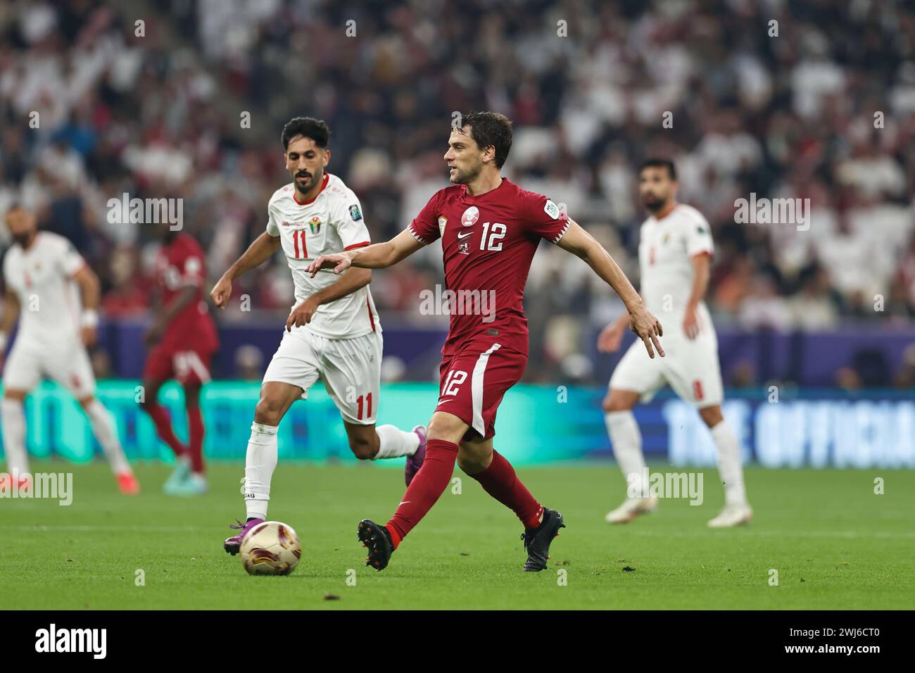 Doha, Qatar. 10th Feb, 2024. Lucas Mendes (QAT) Football/Soccer : "AFC ...