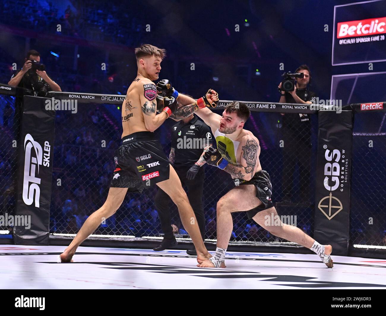 2024.02.10 Krakow Sporty walki Fame MMA 20 Filip Filipek Marcinek vs ...