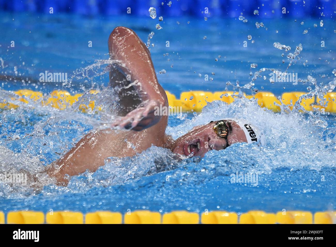 Doha, Qat. 13th Feb, 2024. Ahmed Hafnaoui from Tunisia during World ...