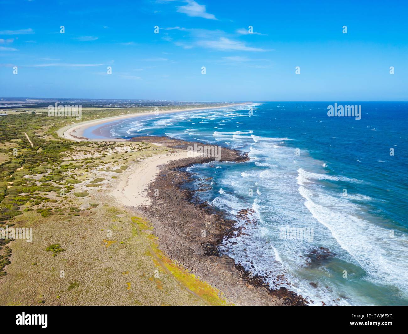 Thirteenth Beach in Barwon Heads in Australia Stock Photo - Alamy