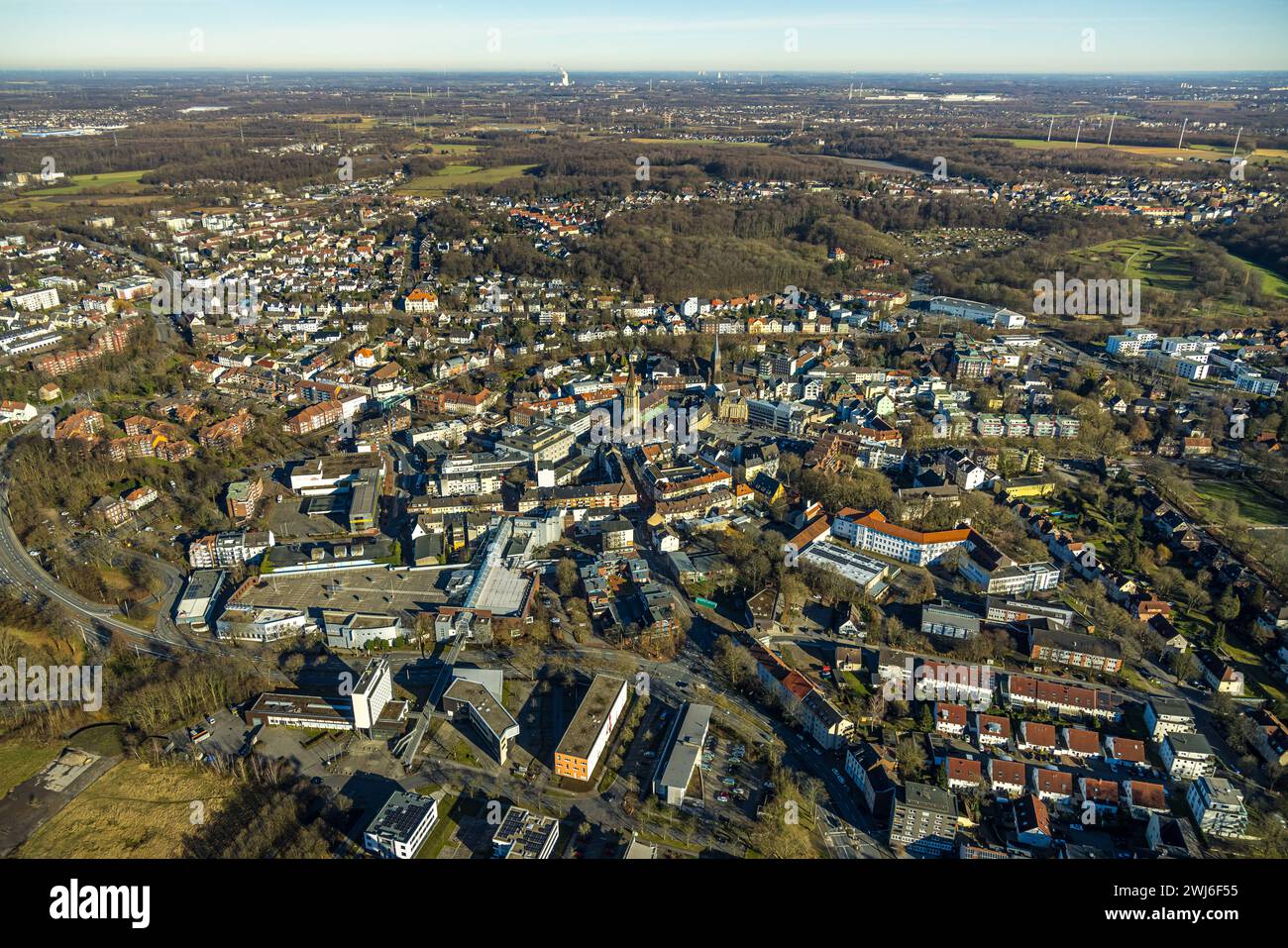 City with catholic church st lambertus hi-res stock photography and ...