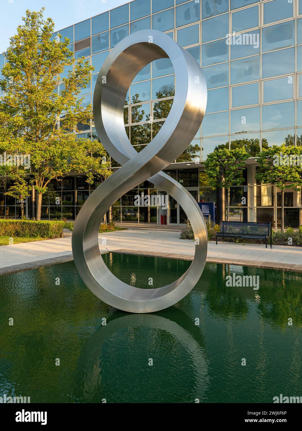 A Public Art/Sculpture Installation in Milton Keynes, UK Stock Photo ...